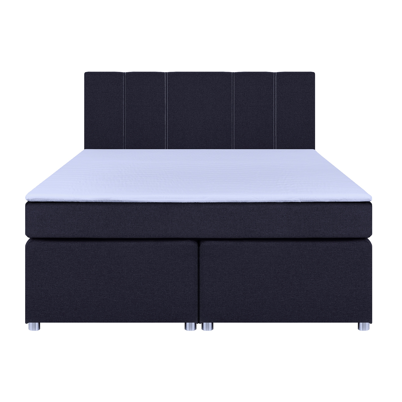 Boxspringbett - grau - H3 - Bonell-Federkern - 160x200 cm | Online bei ...