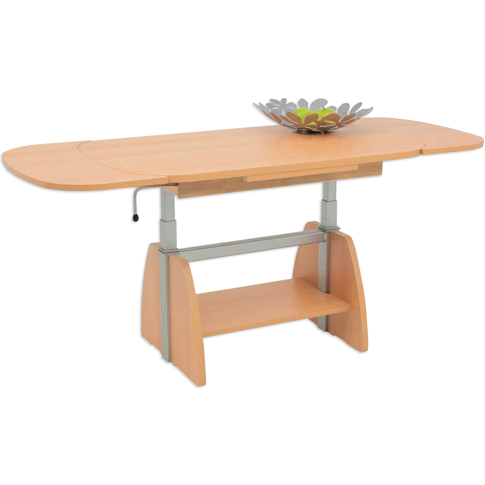 Elegantes Roller Couchtisch Ausziehbar Bild
