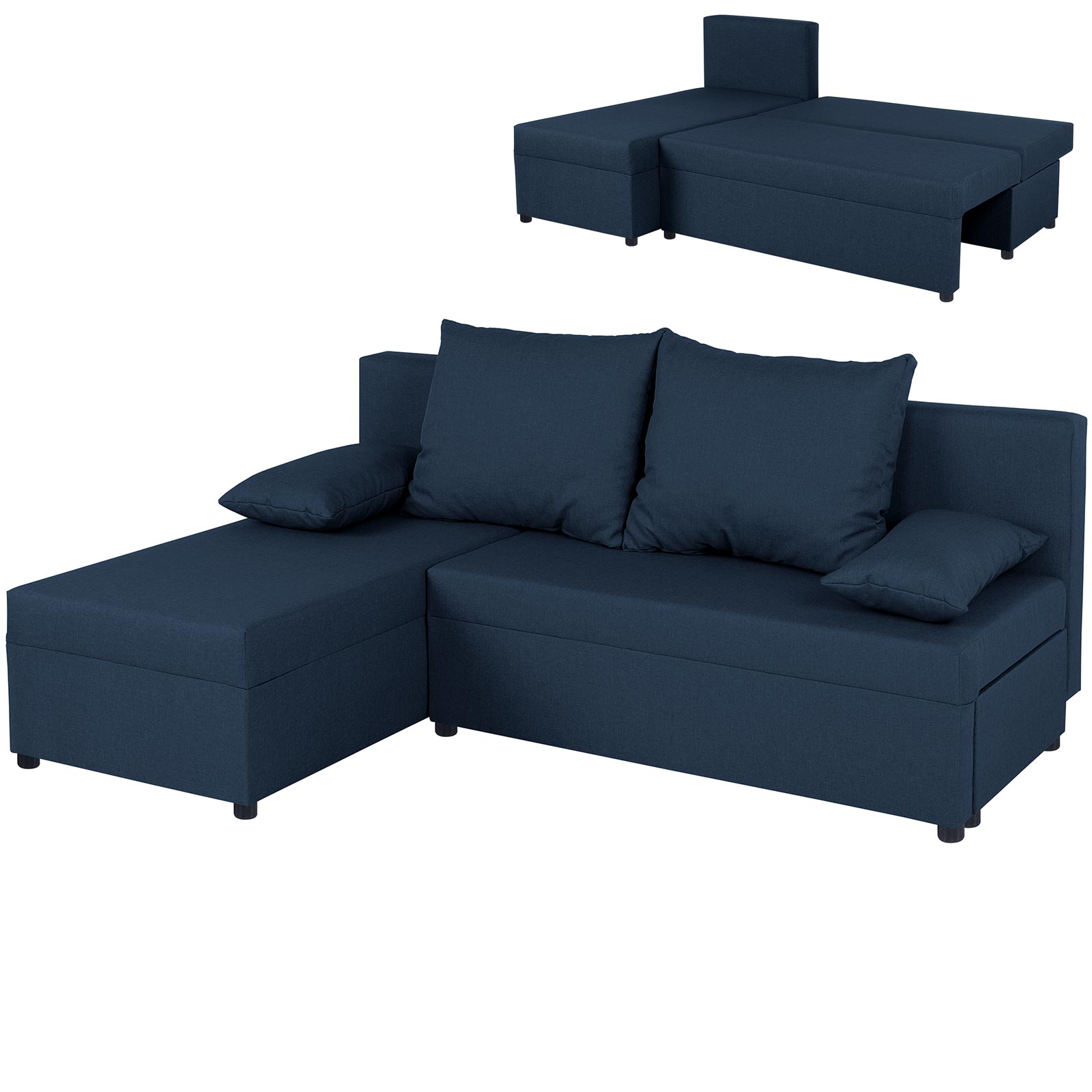 Cobalt blue corner sofa store