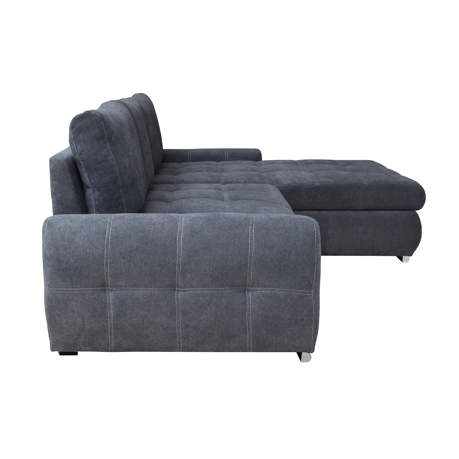 Ecksofa - grau - mit Liegefunktion und Staukasten | Online bei ROLLER ...