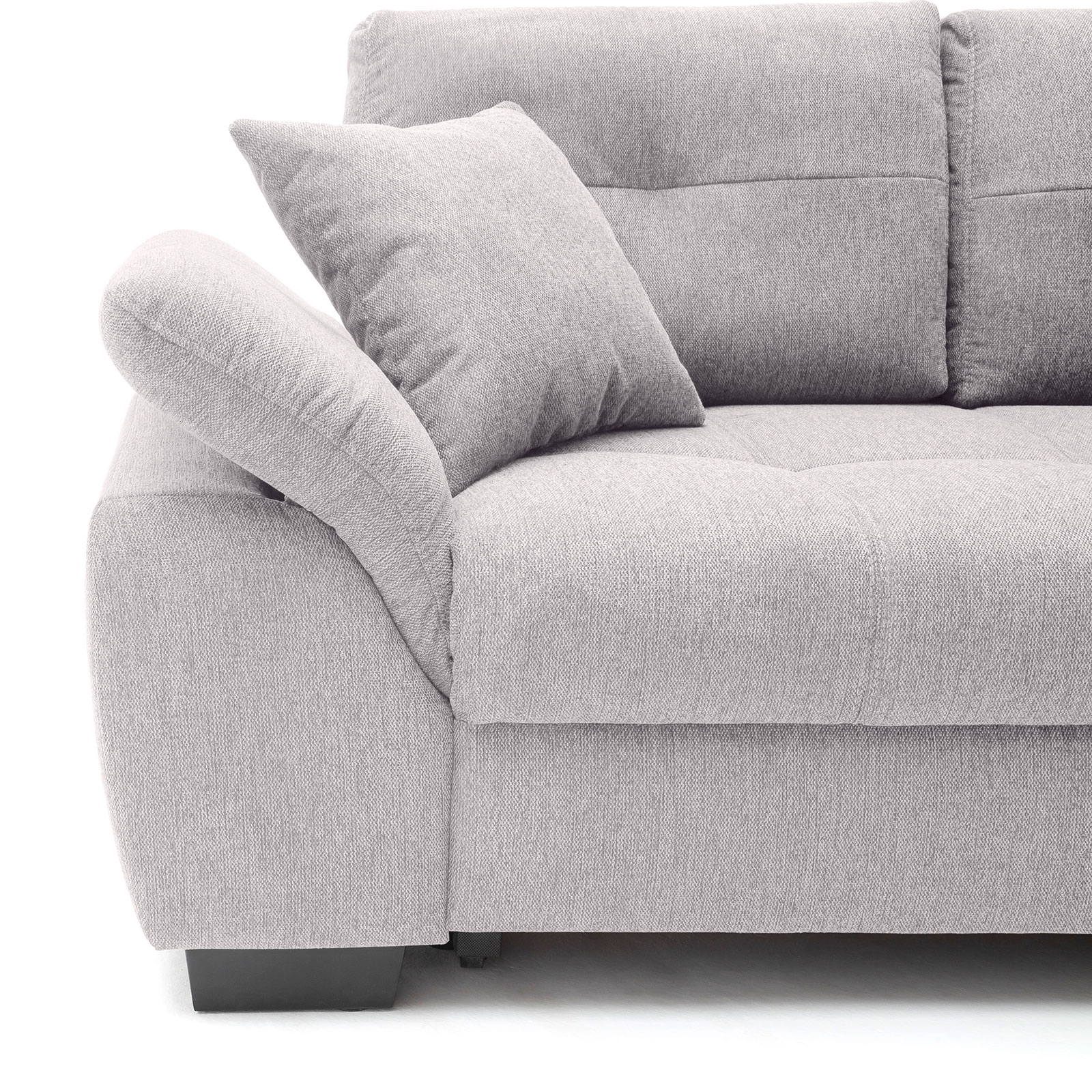 Ecksofa - grey - Boxspringaufbau - Dauerschläfer | Online bei ROLLER kaufen