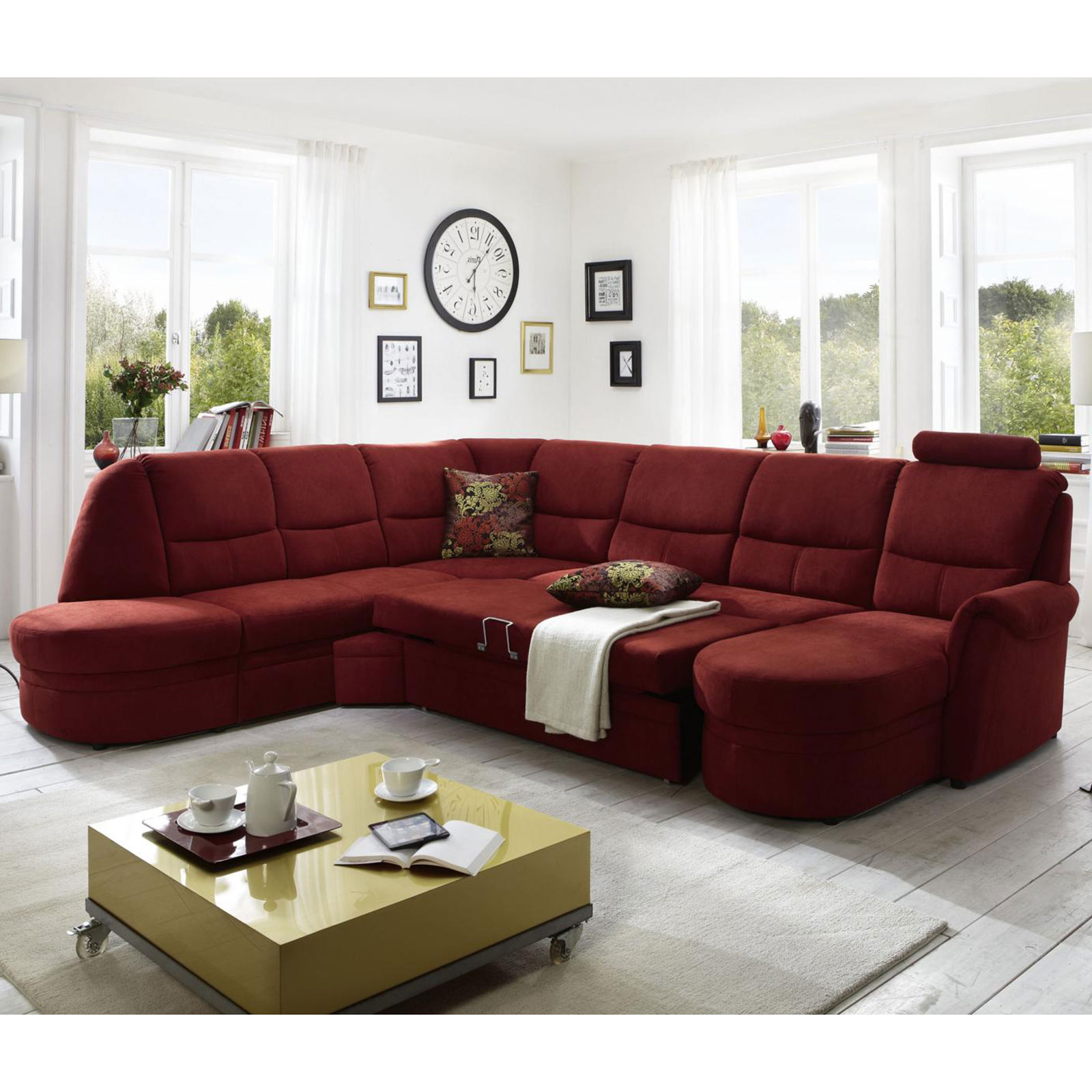 Luxus Couch Mit Ottomane Rechts Bilder
