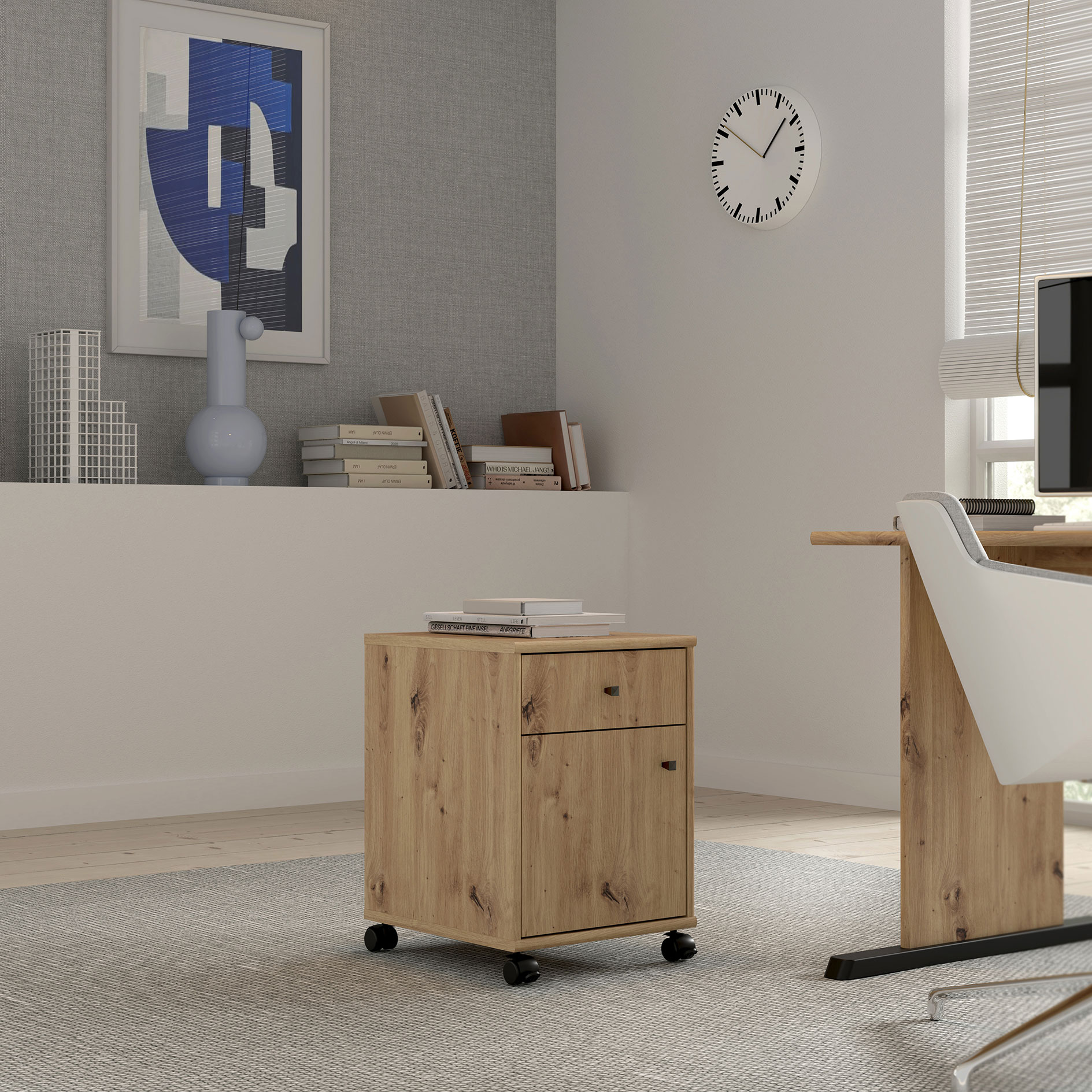 Rollcontainer - Artisan Eiche - 54,2 cm hoch | Online bei ROLLER kaufen