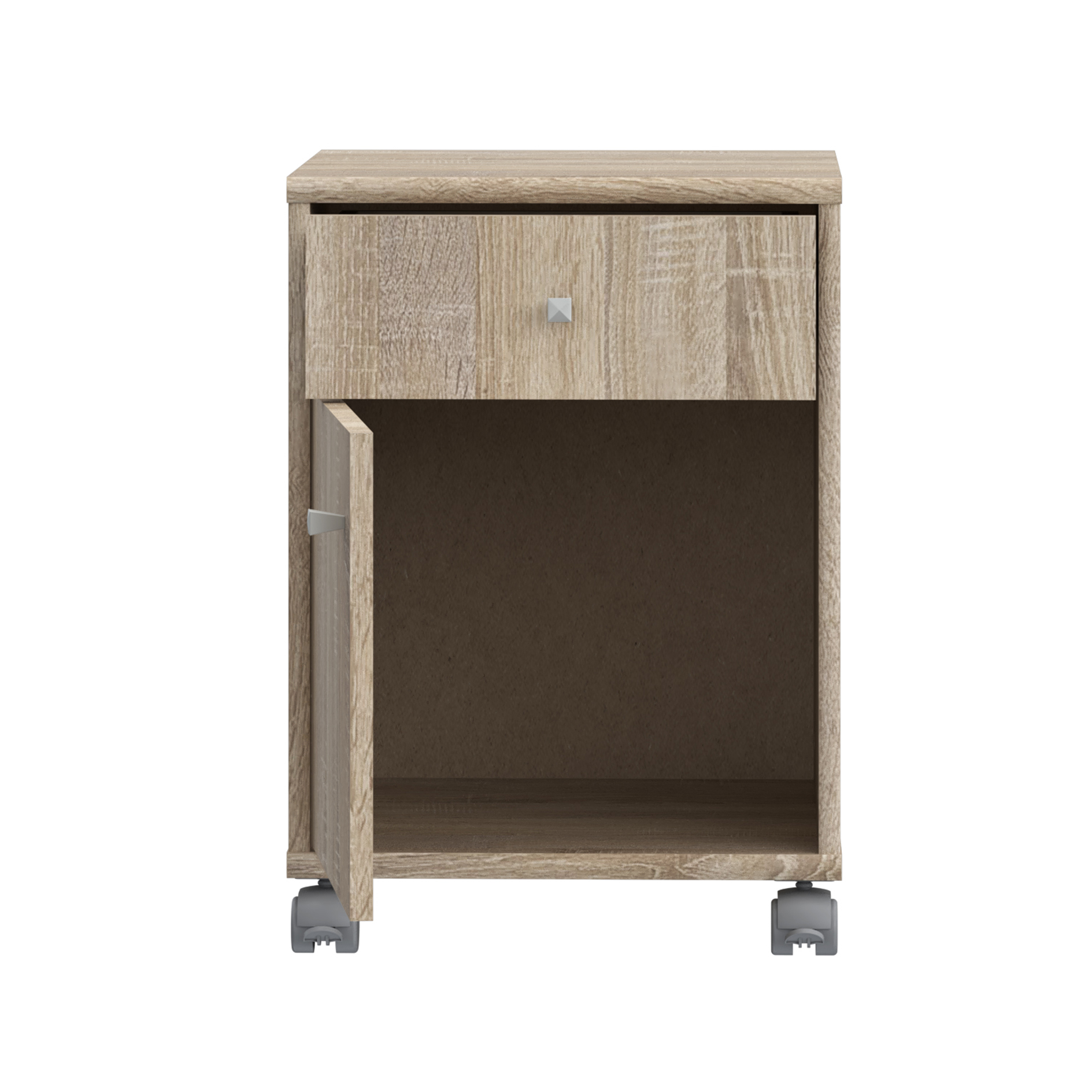 Rollcontainer - Sonoma Eiche - mit Tür | Online bei ROLLER kaufen