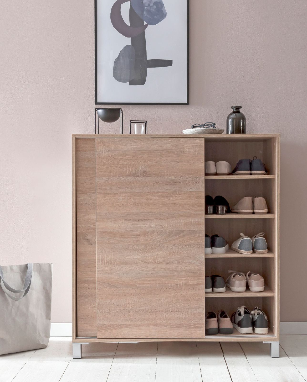 Schuhschrank Sonoma Eiche